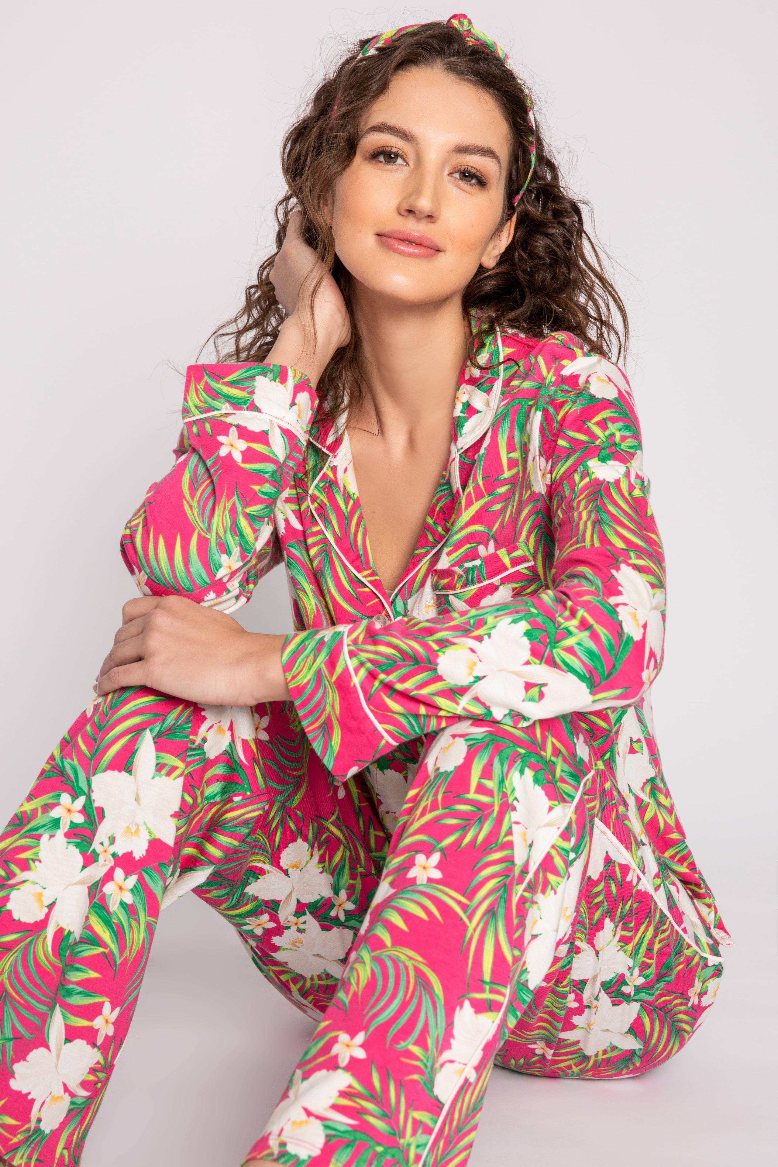 PJ Salvage - Tropical Prints PJ Set | What To Wear Sudbury